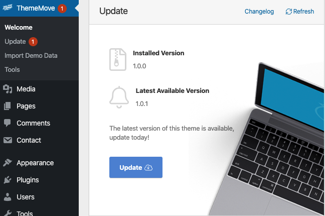 Update Theme - Andree